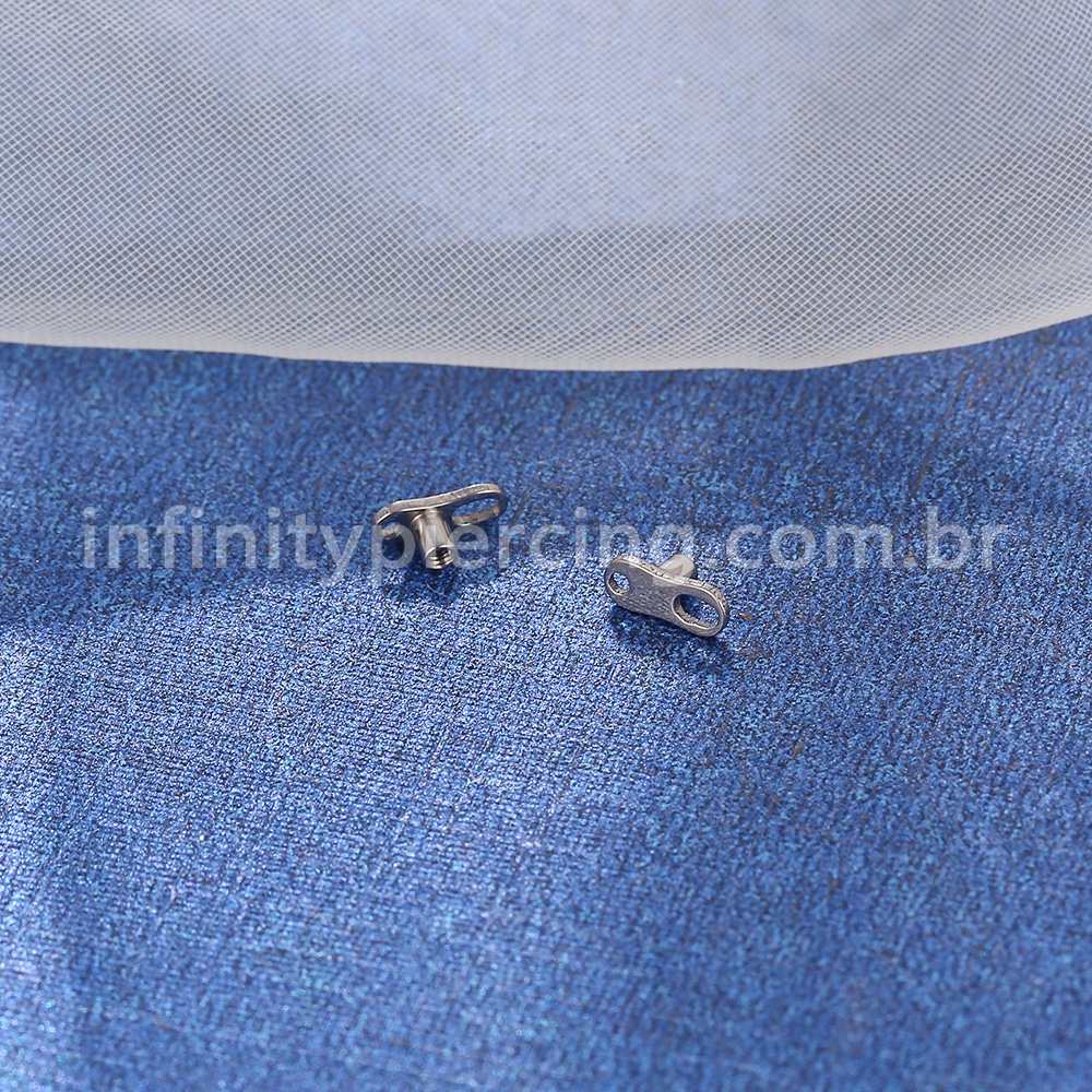 Base Para Piercing Microdermal Titânio - Infinity Piercing
