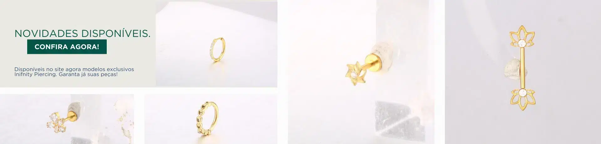 Infinity Piercing - Os melhores piercings em Atacado